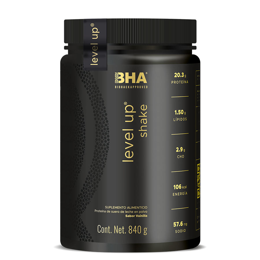 Level-Up Shake Vainilla: Proteína y energía con sabor suave y delicios ...
